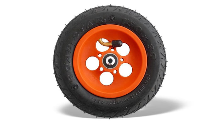 Wheel Orange 150mm/6 inch Orange with Classic Rim